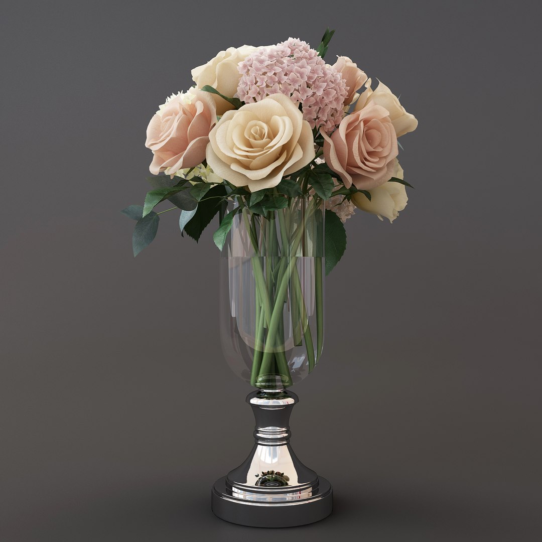 Flowers Bouquet 3D Model | 1147419 | TurboSquid