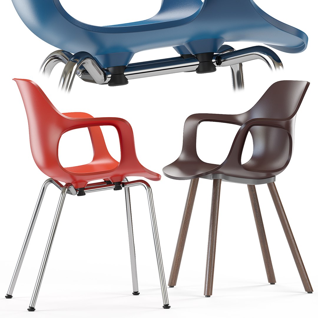 Vitra hal chair model - TurboSquid 1639489