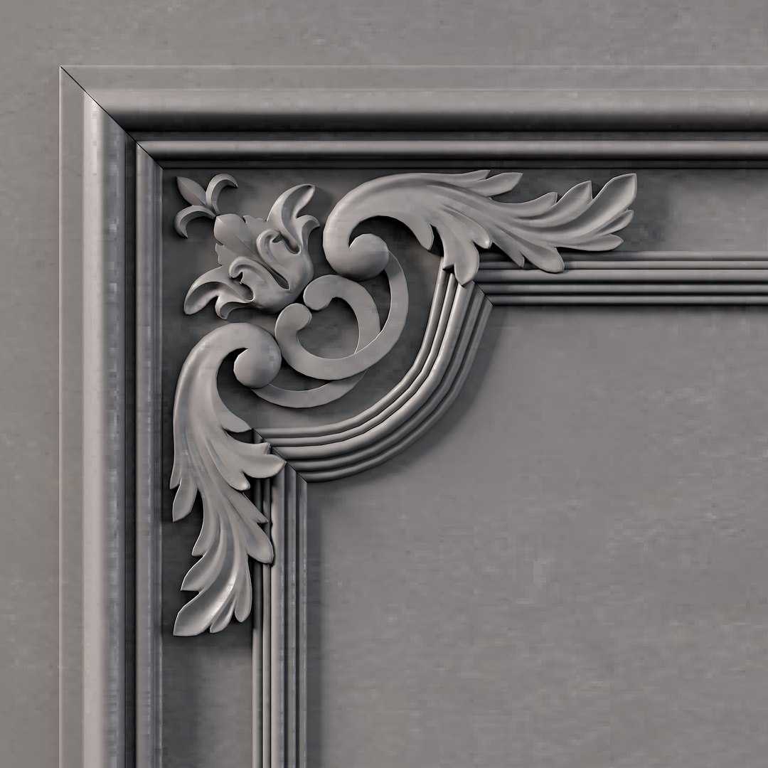 3D Wall Molding Model - TurboSquid 1773849