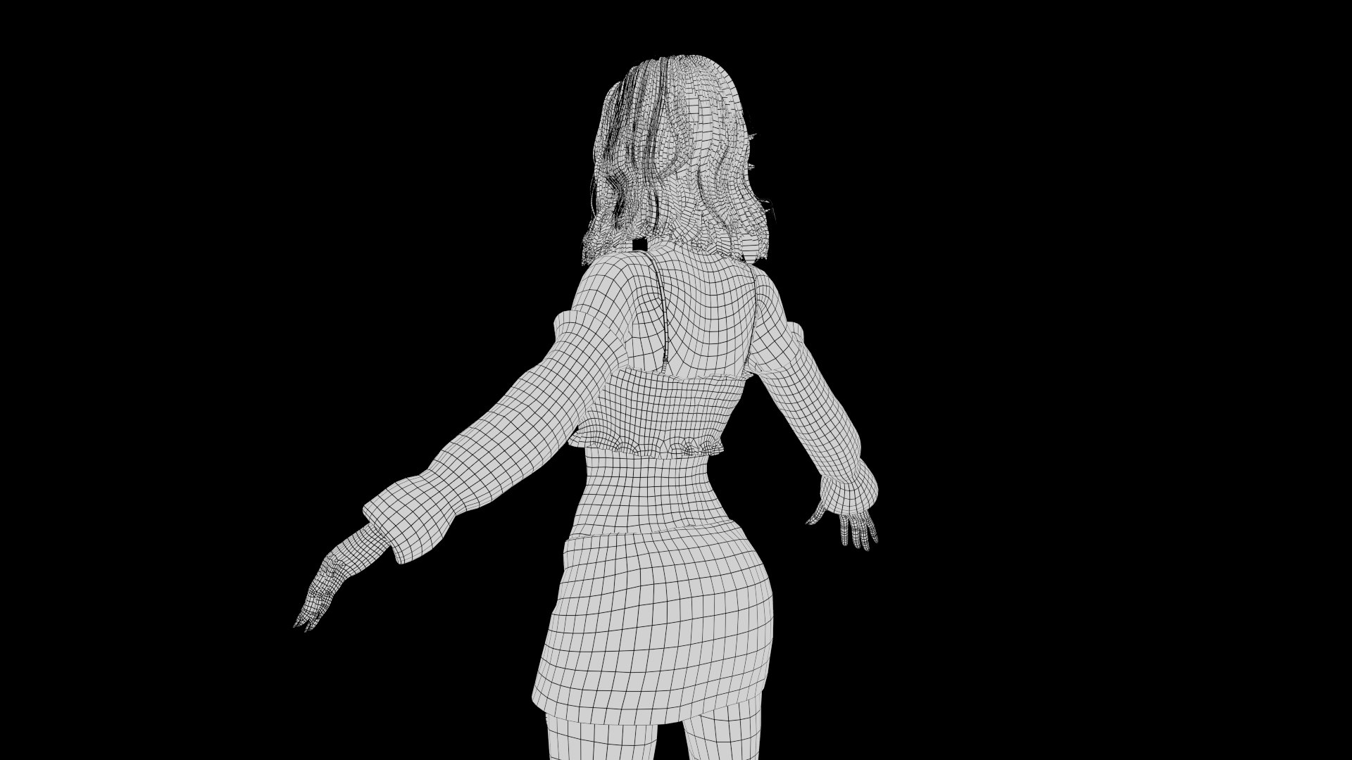 Female Party 01 Model - TurboSquid 2156779