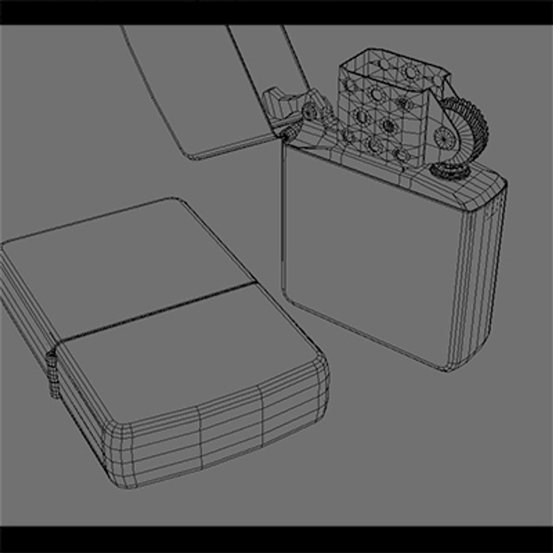 Zippo Lighter 3d Model