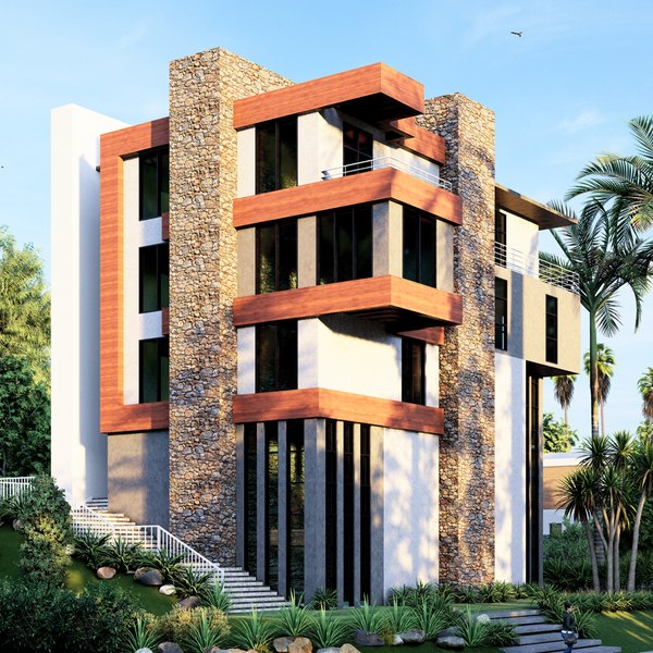 Villa Revit Design Models for Download | TurboSquid