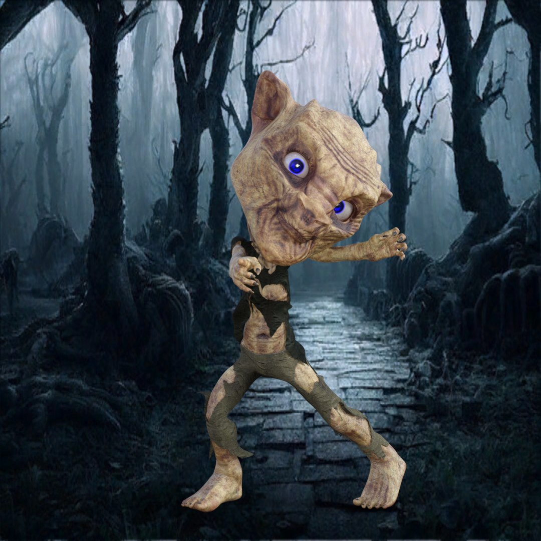 Scary Monster Rigged 3D Model - TurboSquid 2206151