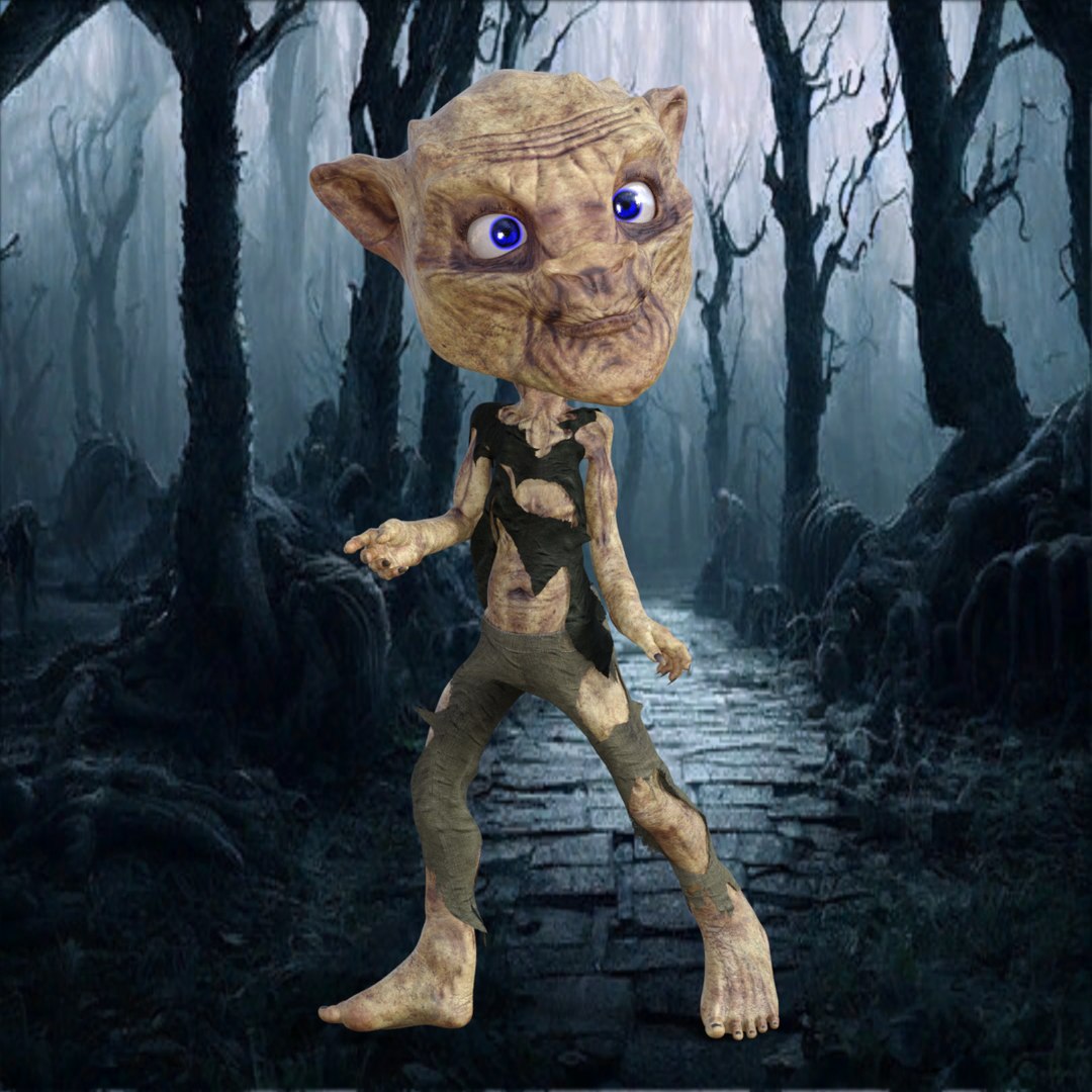 Scary Monster Rigged 3D Model - TurboSquid 2206151