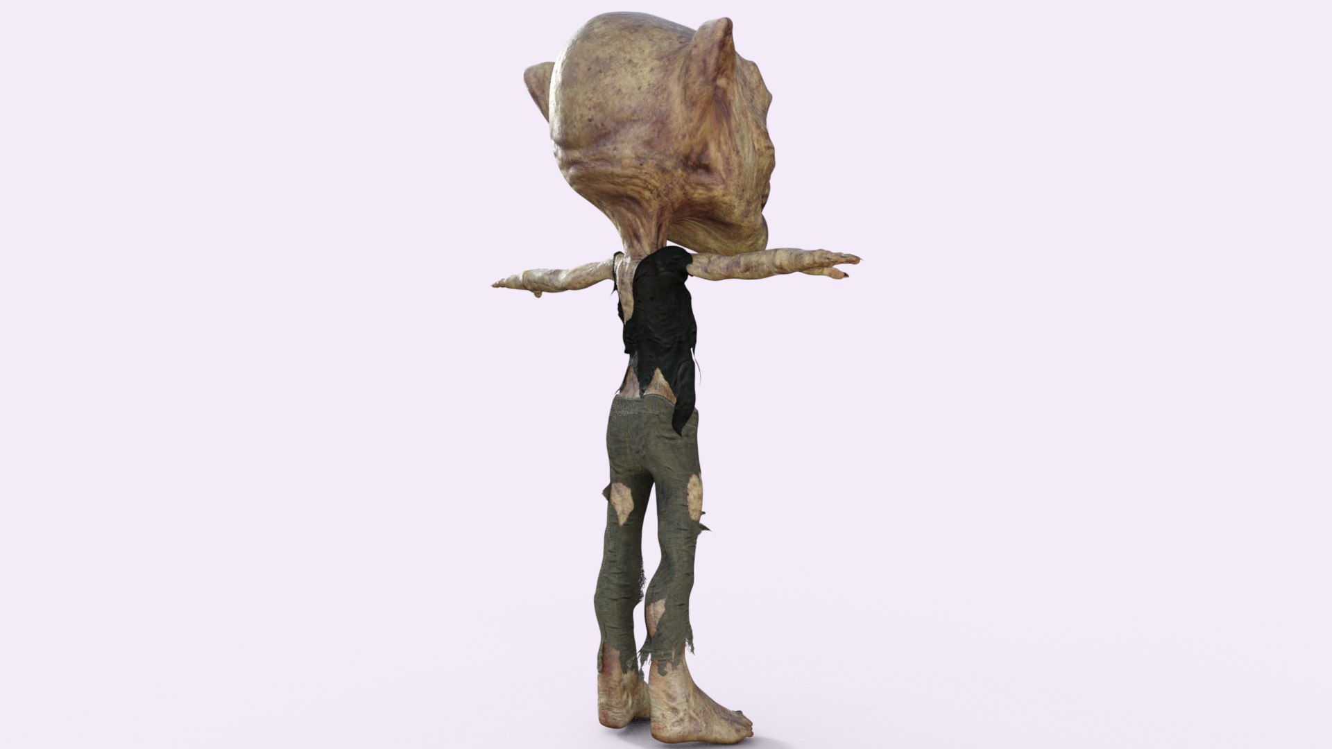 Scary Monster Rigged 3D Model - TurboSquid 2206151