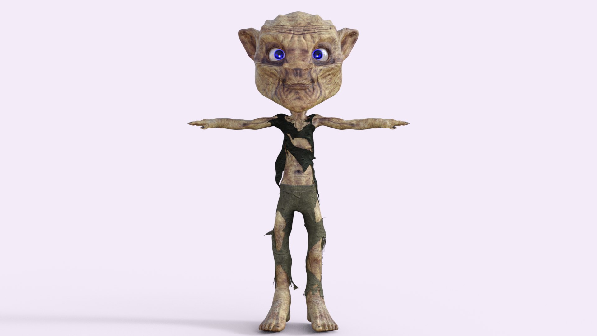 Scary Monster Rigged 3D Model - TurboSquid 2206151