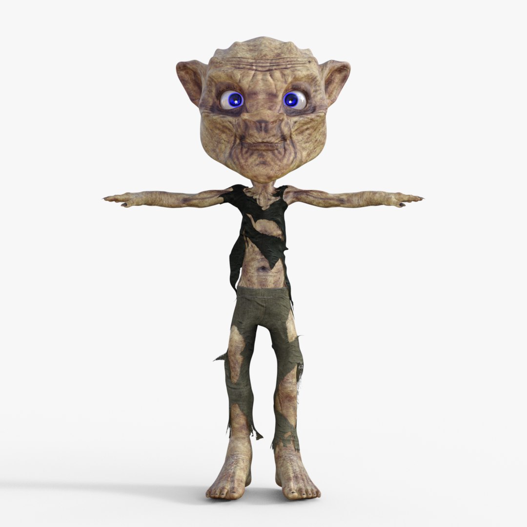 Scary Monster Rigged 3D Model - TurboSquid 2206151