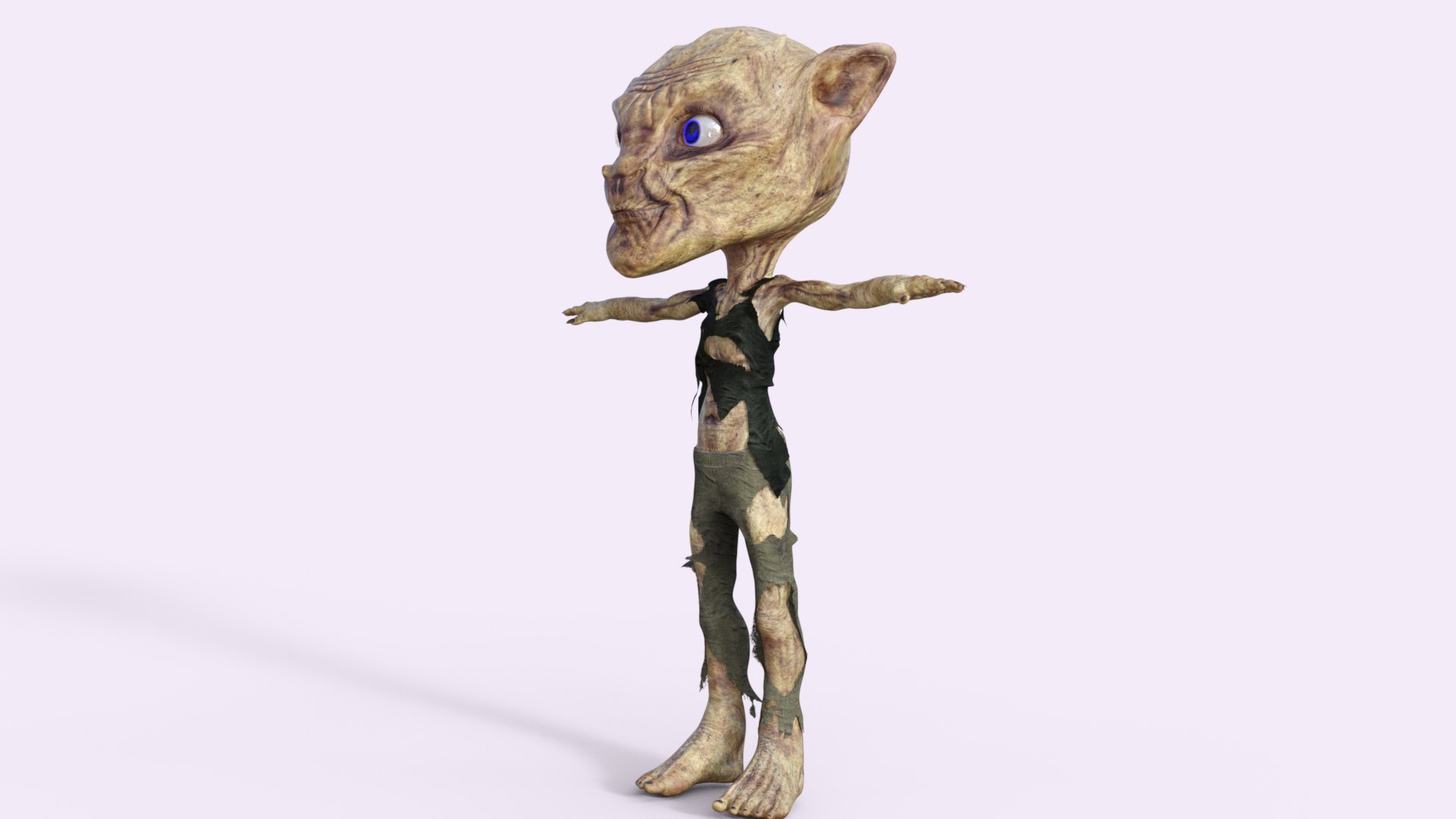 Scary Monster Rigged 3D Model - TurboSquid 2206151