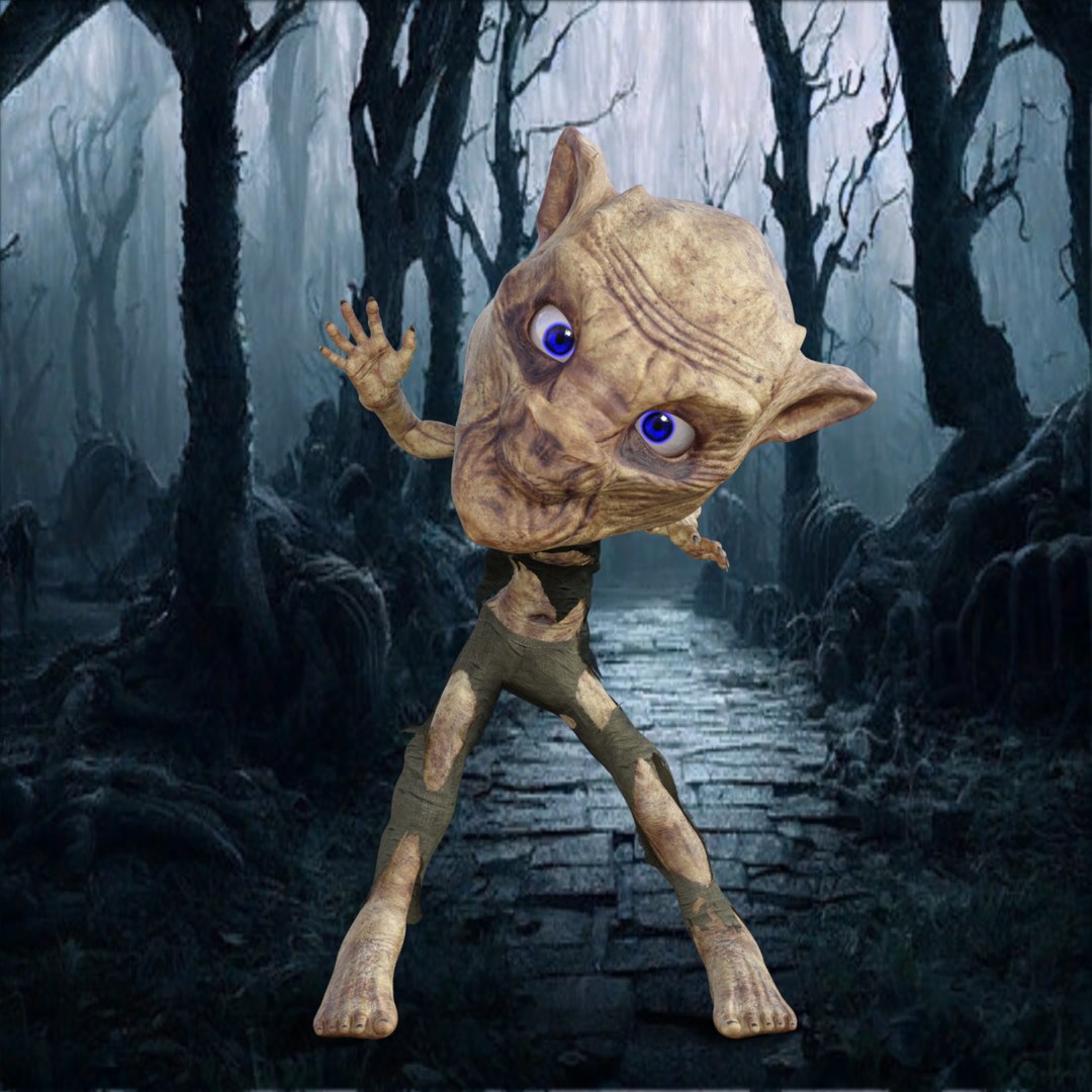 Scary Monster Rigged 3D Model - TurboSquid 2206151