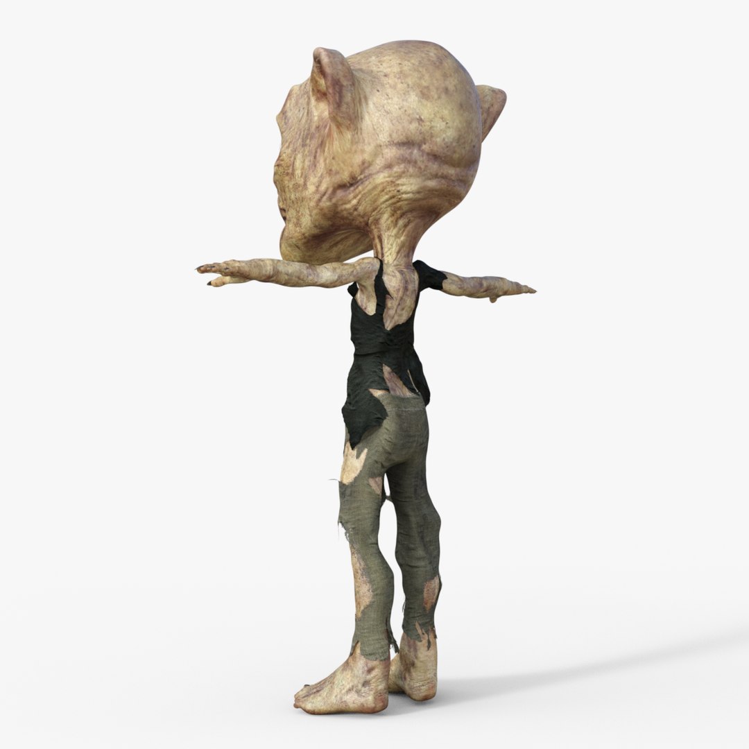 Scary Monster Rigged 3D Model - TurboSquid 2206151