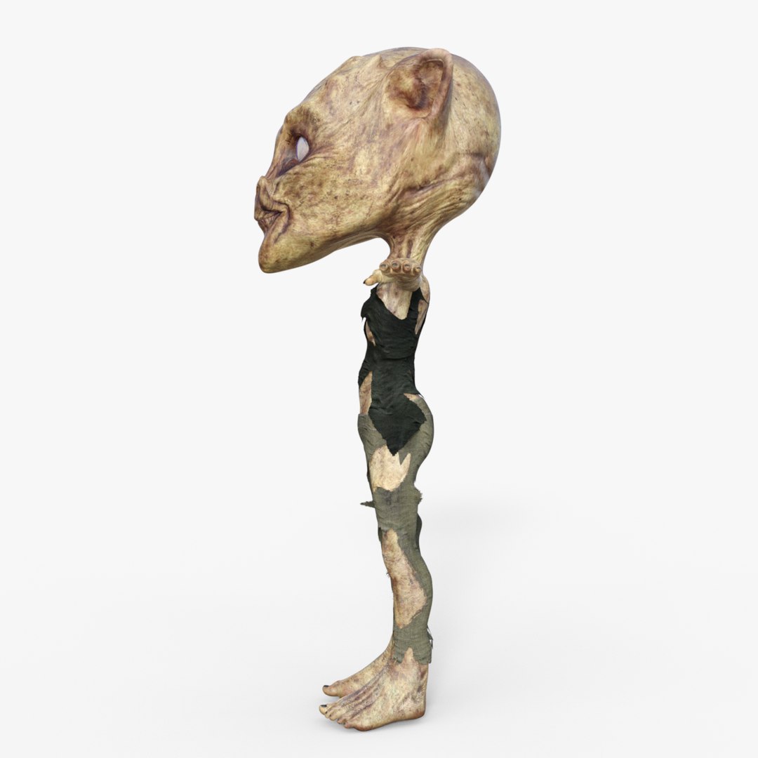 Scary Monster Rigged 3D Model - TurboSquid 2206151