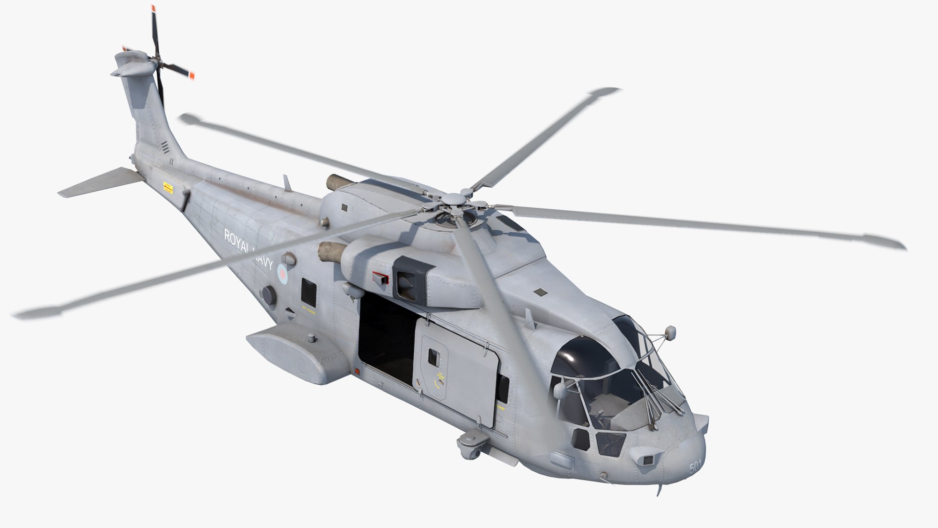 Merlin Aw101 Helicopter 3D Model - TurboSquid 1580569