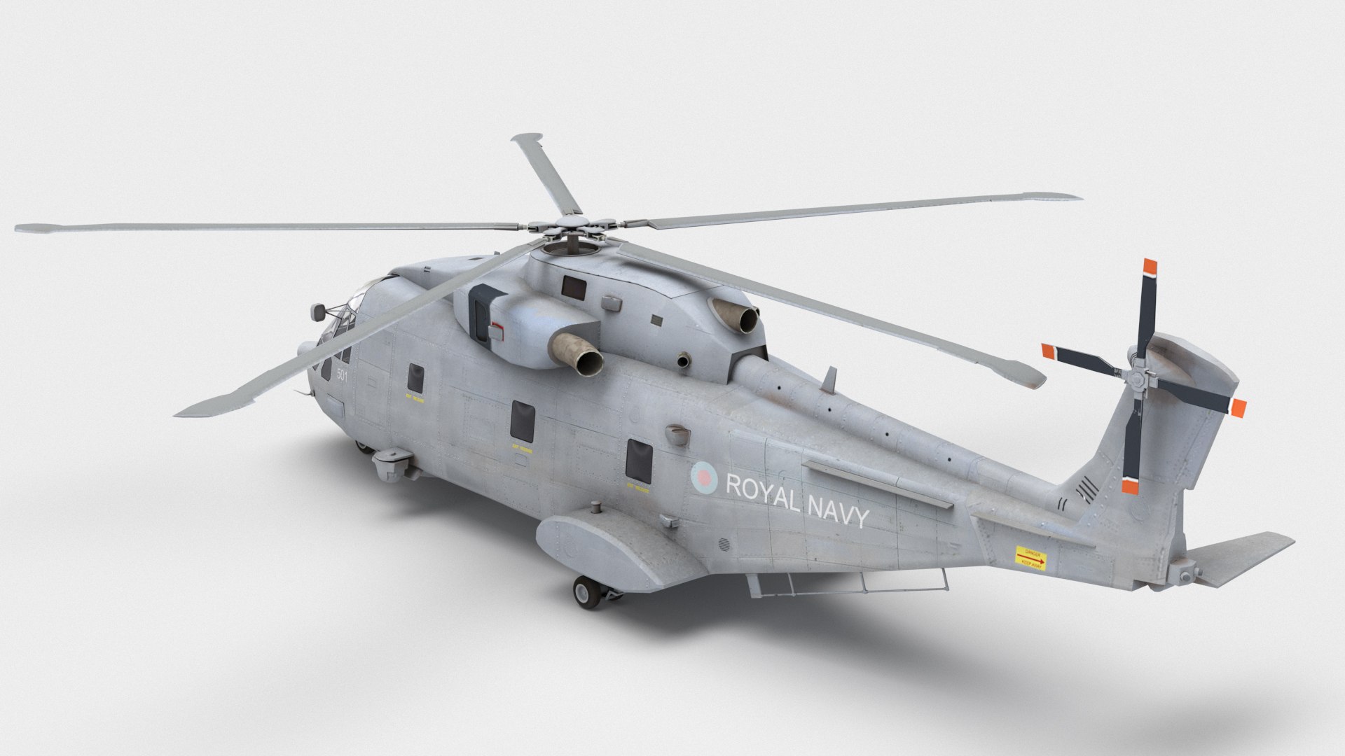 Merlin Aw101 Helicopter 3D Model - TurboSquid 1580569