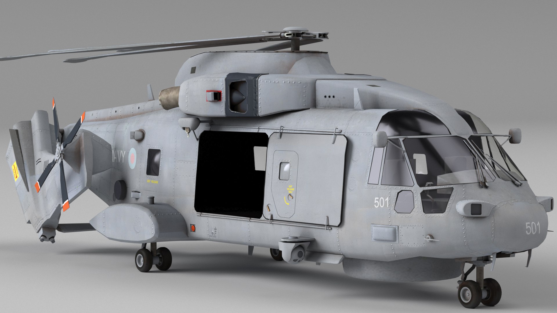 Merlin Aw101 Helicopter 3D Model - TurboSquid 1580569