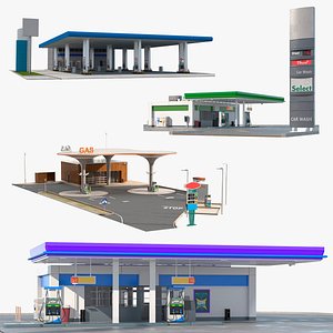 3D Gas Pump Models - Browse & Download Formats - TurboSquid