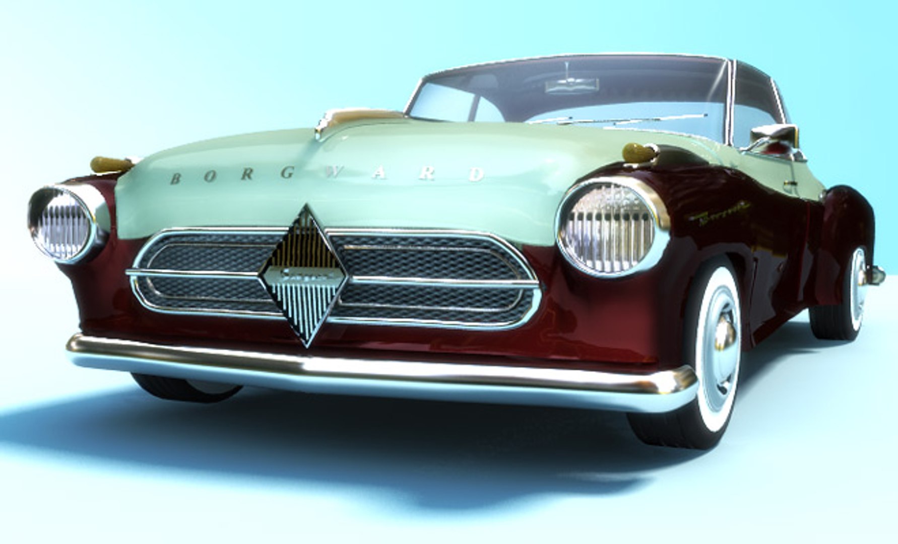 3d German Borgward Isabella Model