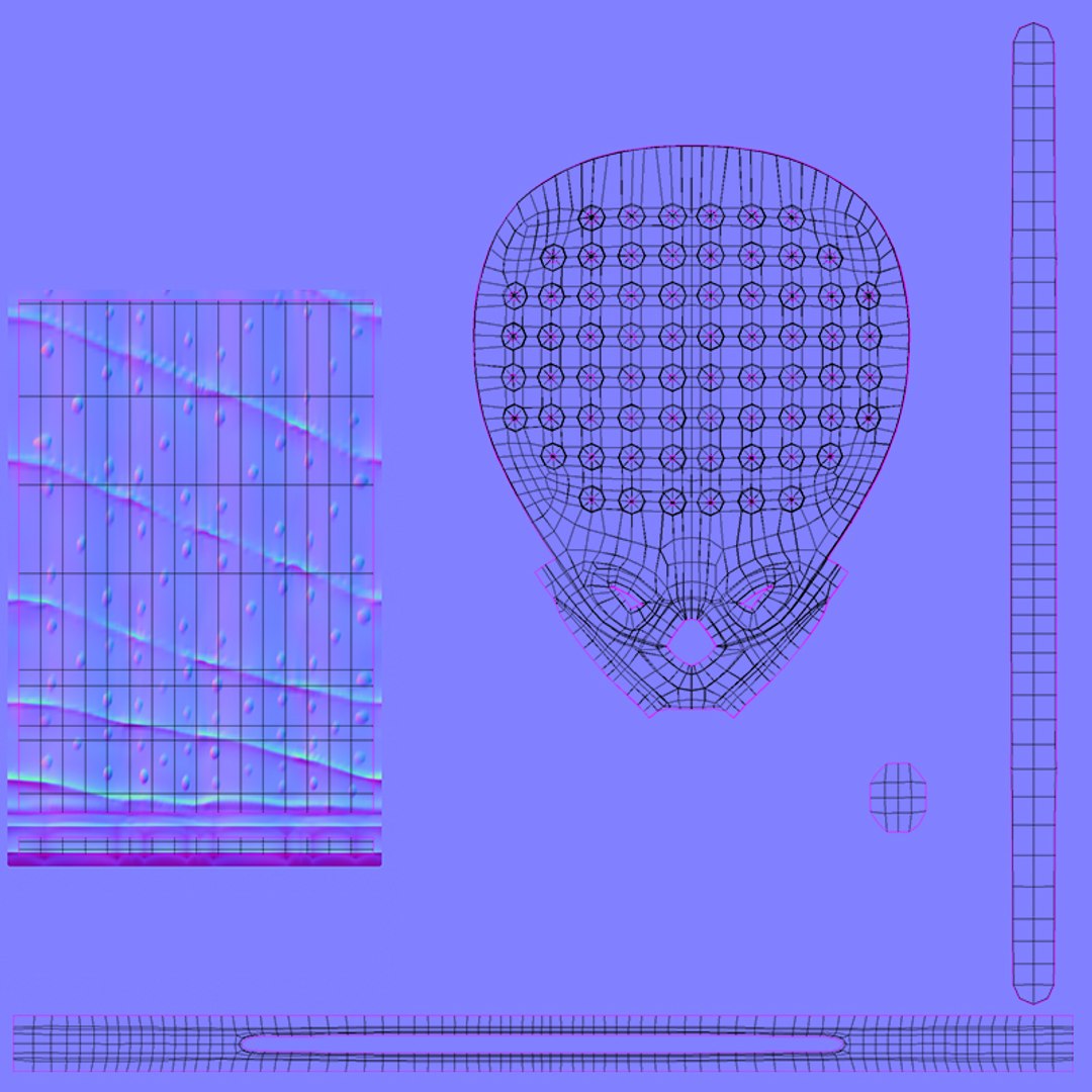 Male Padel Player Animated HQ 3D Model - TurboSquid 1813354