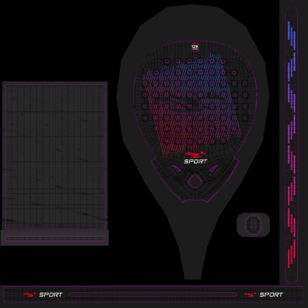 Male Padel Player Animated HQ 3D Model - TurboSquid 1813354