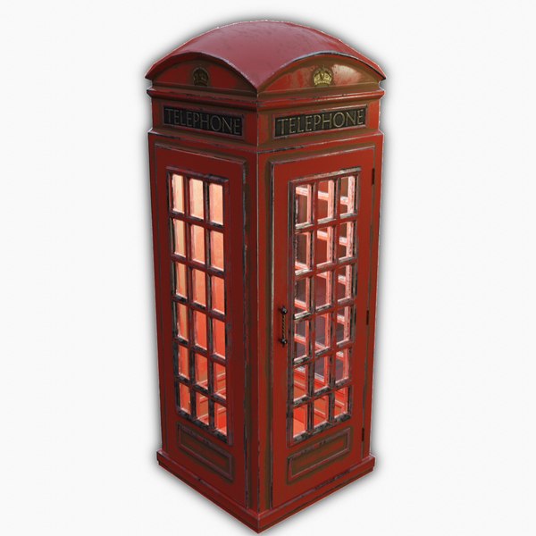 London telephone booth Low-poly 3D model 3D model - TurboSquid 1948381