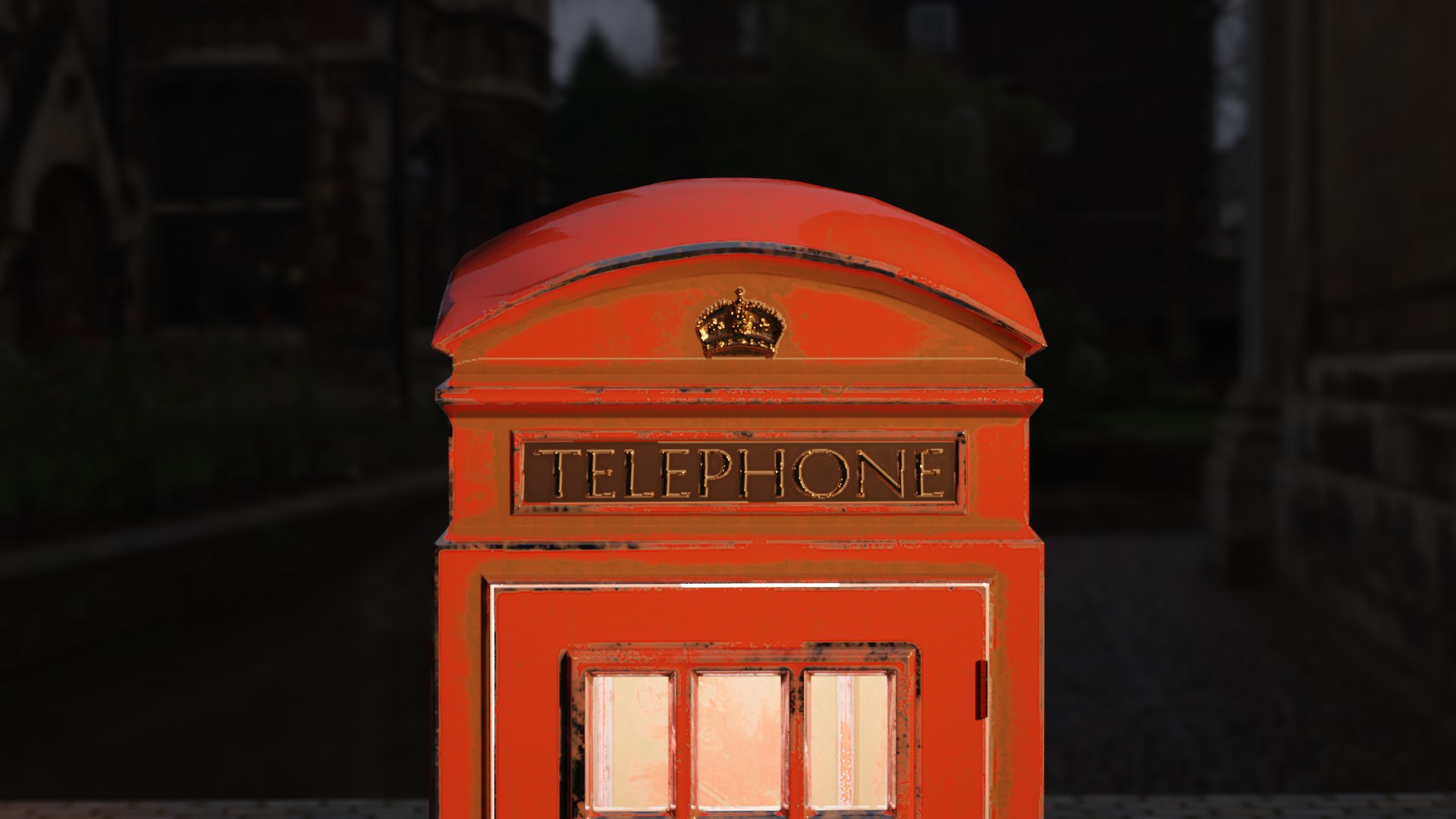 London Telephone Booth Low-poly 3D Model 3D Model - TurboSquid 1948381
