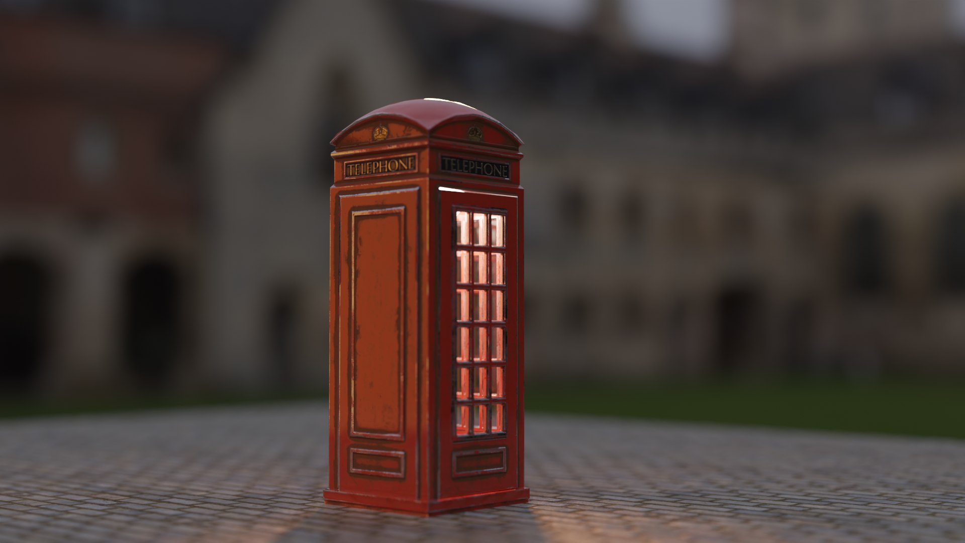 London Telephone Booth Low-poly 3D Model 3D Model - TurboSquid 1948381
