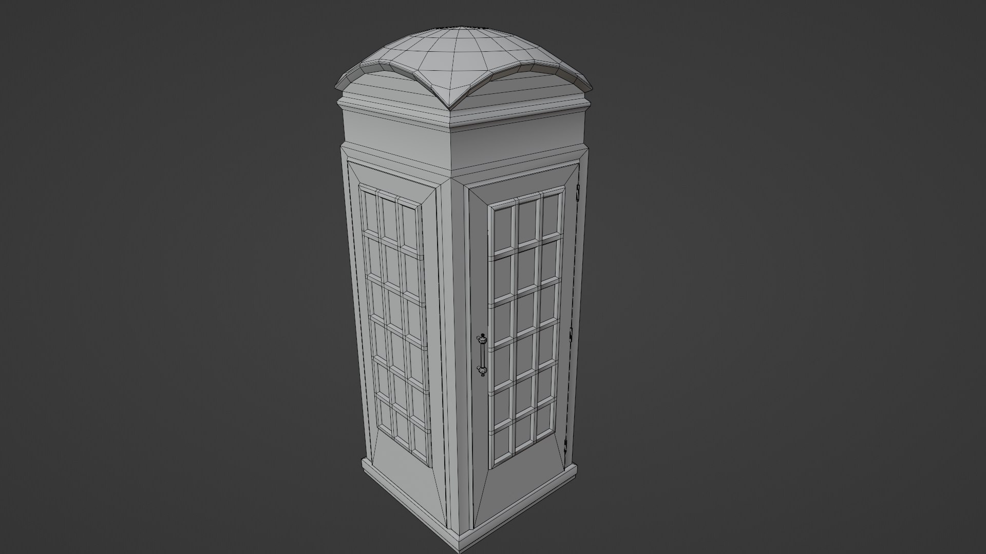 London Telephone Booth Low-poly 3D Model 3D Model - TurboSquid 1948381