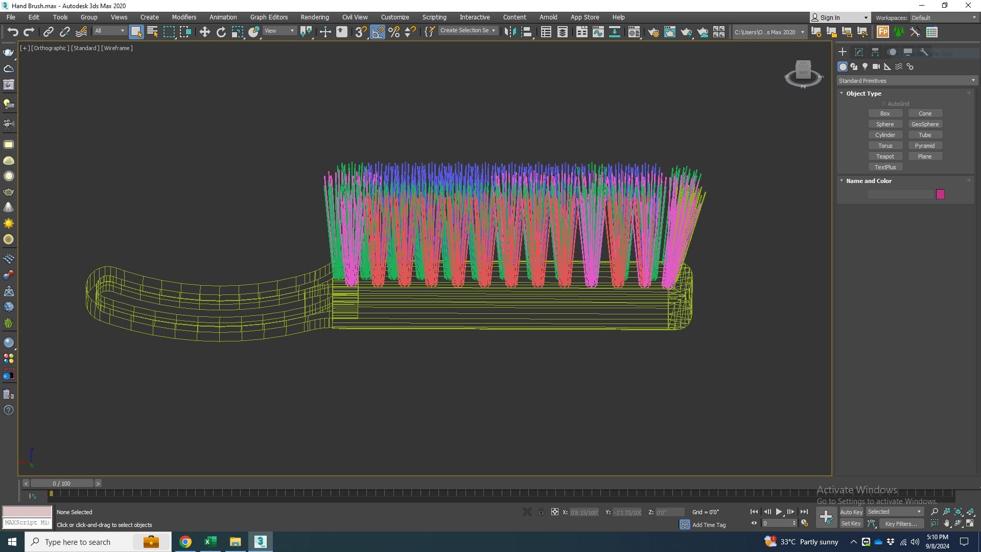 Hand Brush Model - TurboSquid 2278526