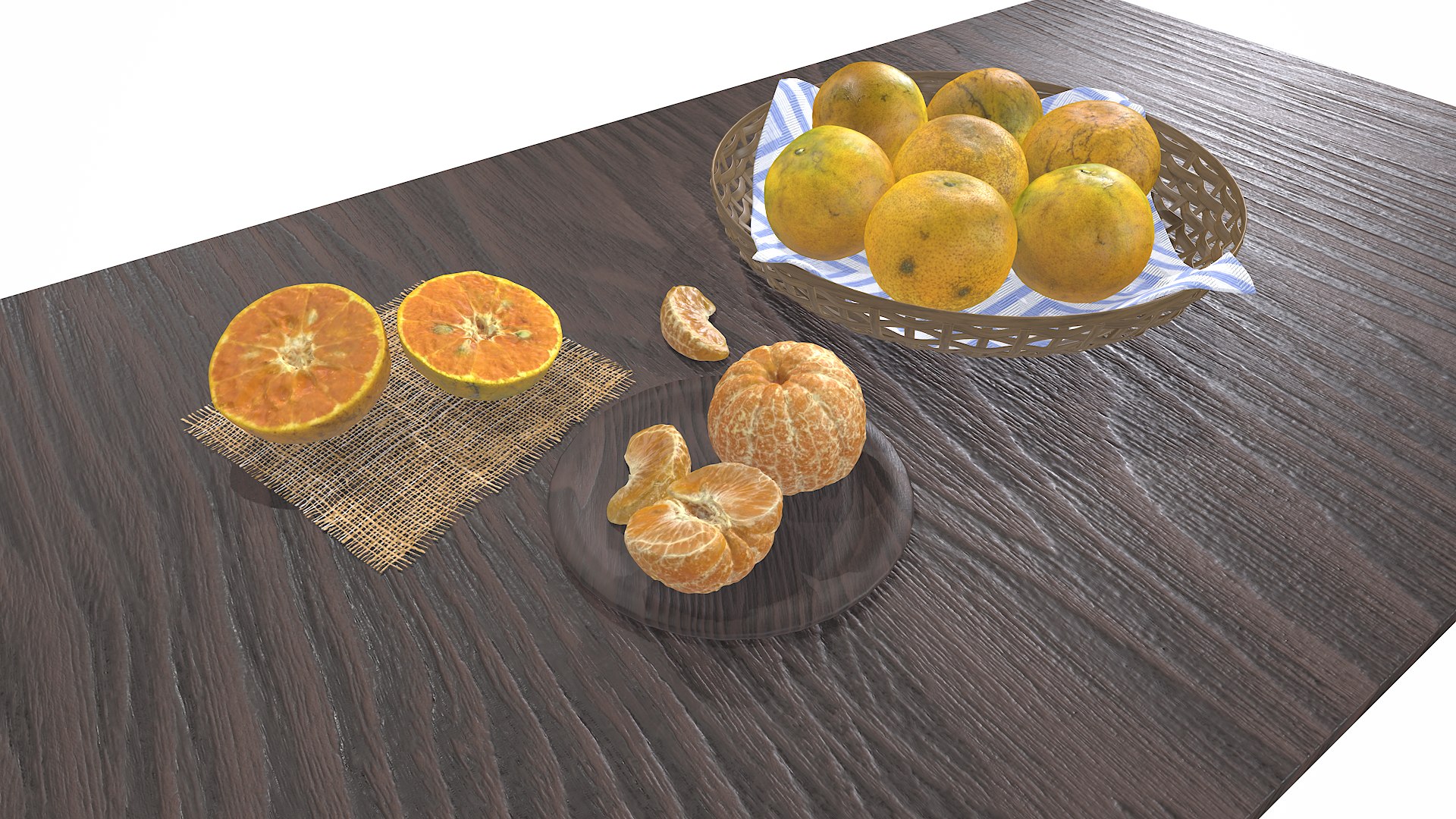 3D Oranges Full Set Model - TurboSquid 2017269