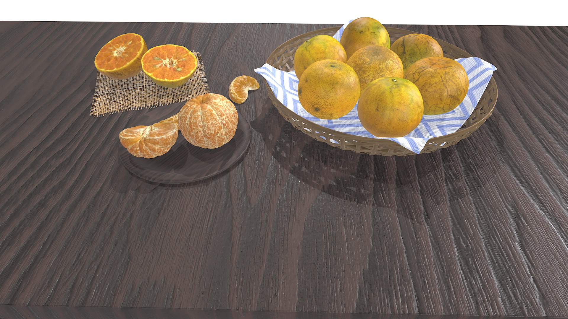 3D Oranges Full Set Model - TurboSquid 2017269