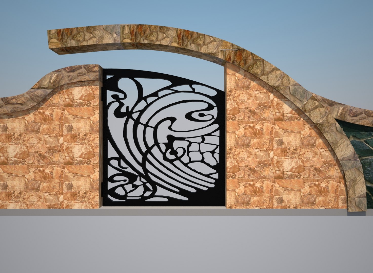 Fence Window Gate Design 3d Model