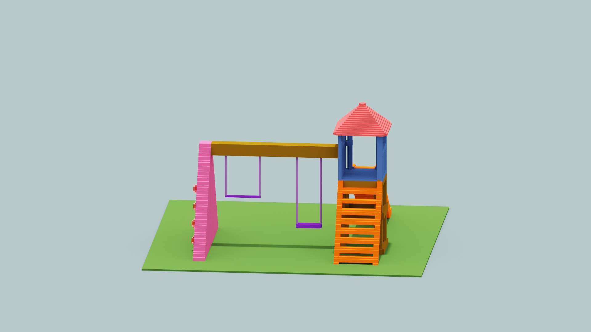 Voxel Playground 3D Model - TurboSquid 1847973