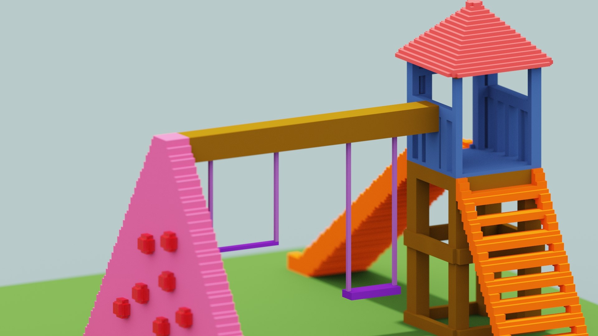 Voxel Playground 3D Model - TurboSquid 1847973