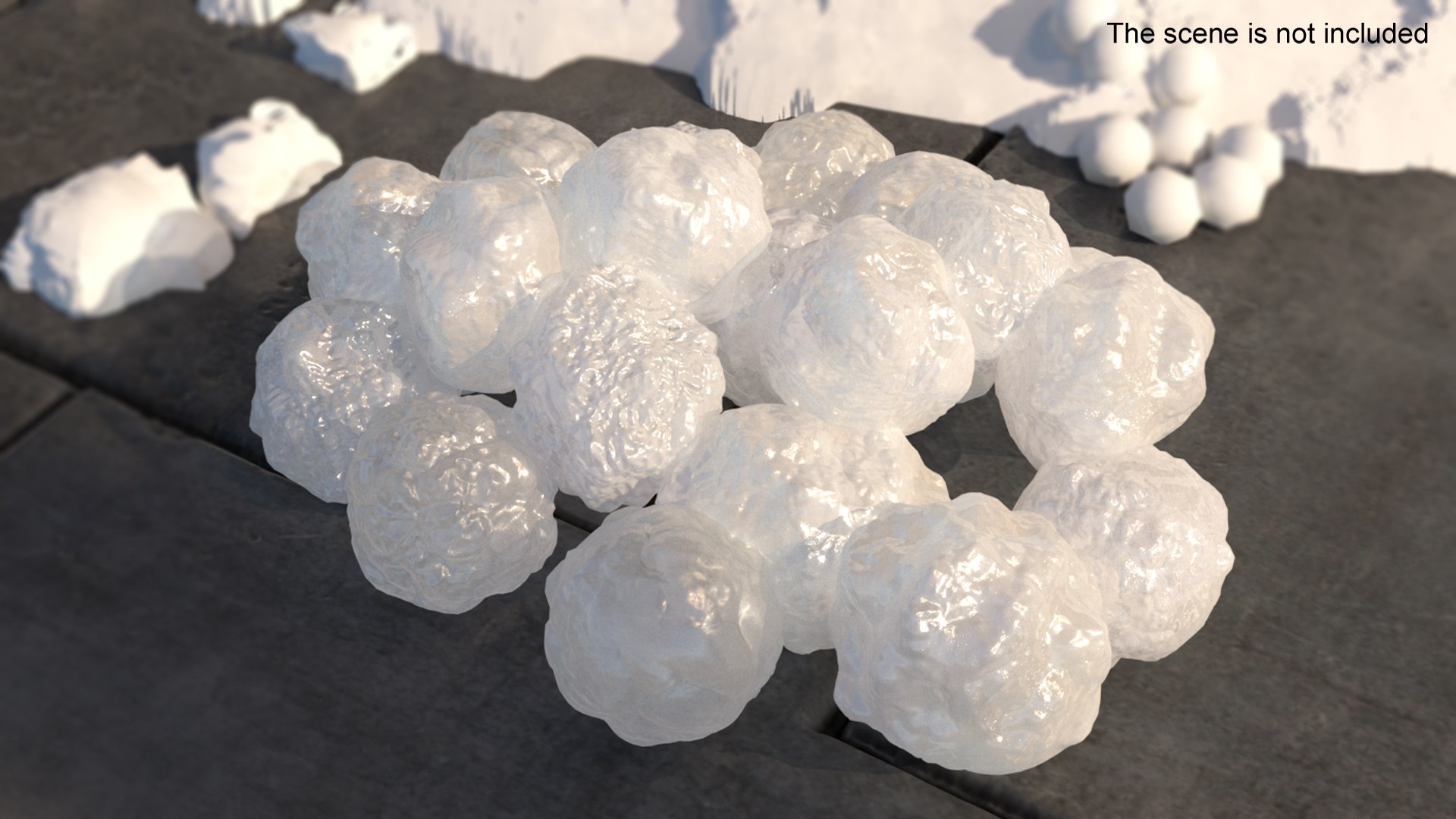 3D Big Hail Small Bunch - TurboSquid 2155048