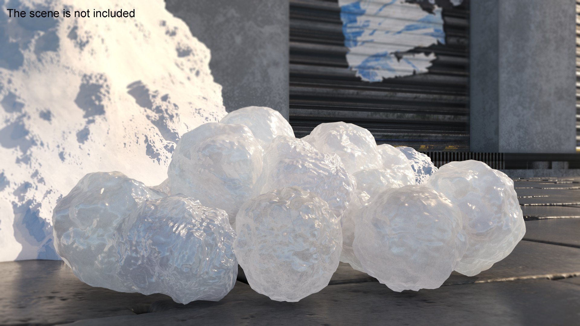 3D Big Hail Small Bunch - TurboSquid 2155048