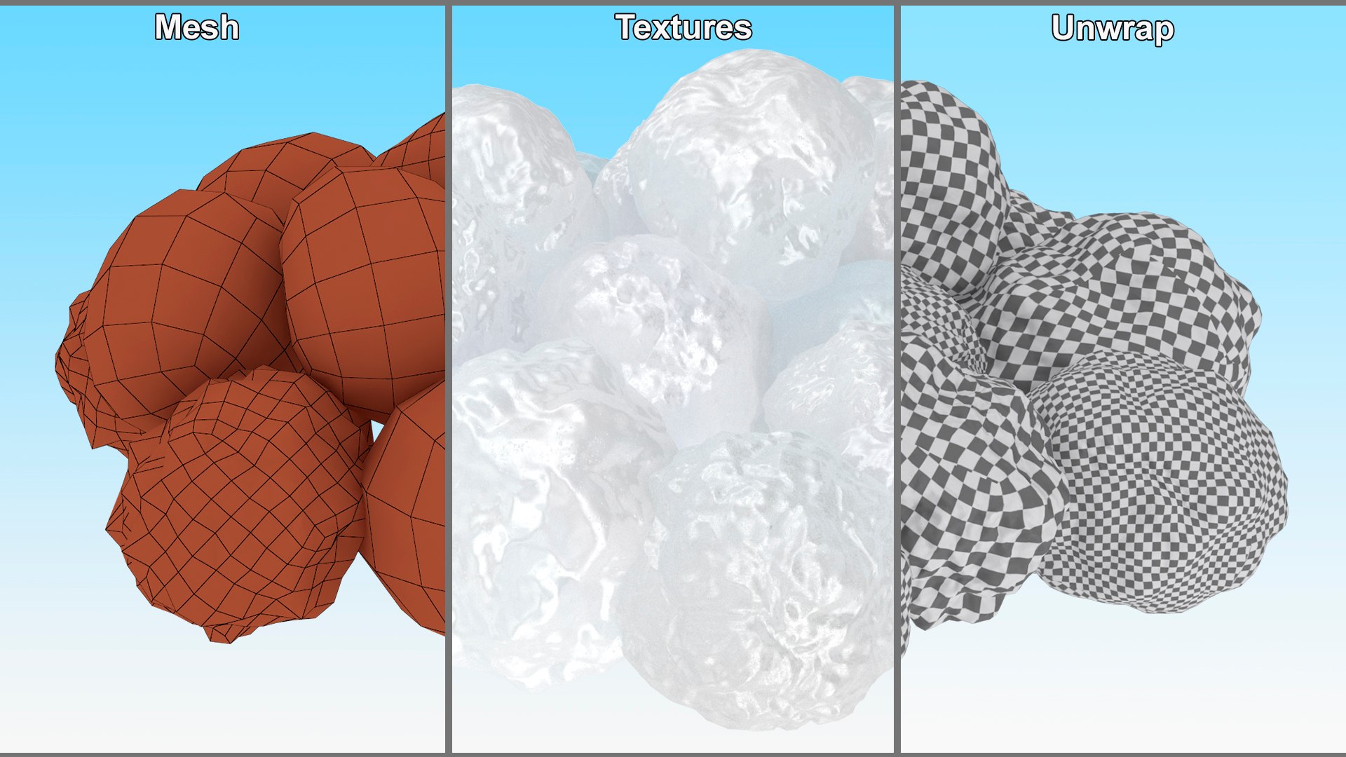 3D Big Hail Small Bunch - TurboSquid 2155048