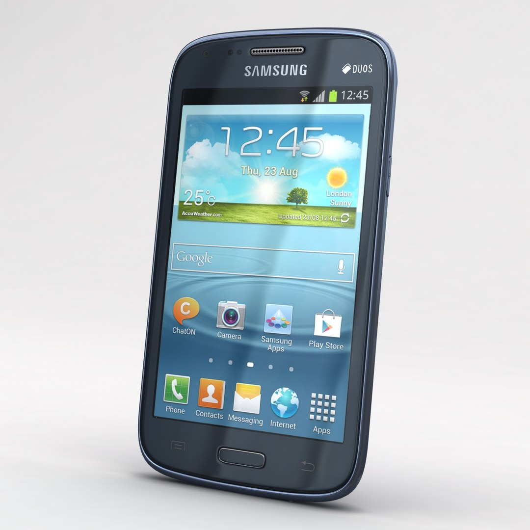 samsung galaxy core blue 3d max