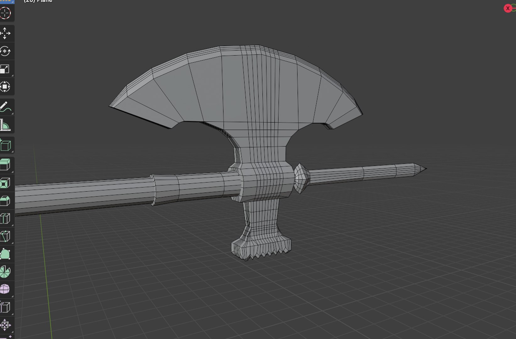 Detailed Medieval Pole Axe Low Poly Asset 3D Model - TurboSquid 2257182