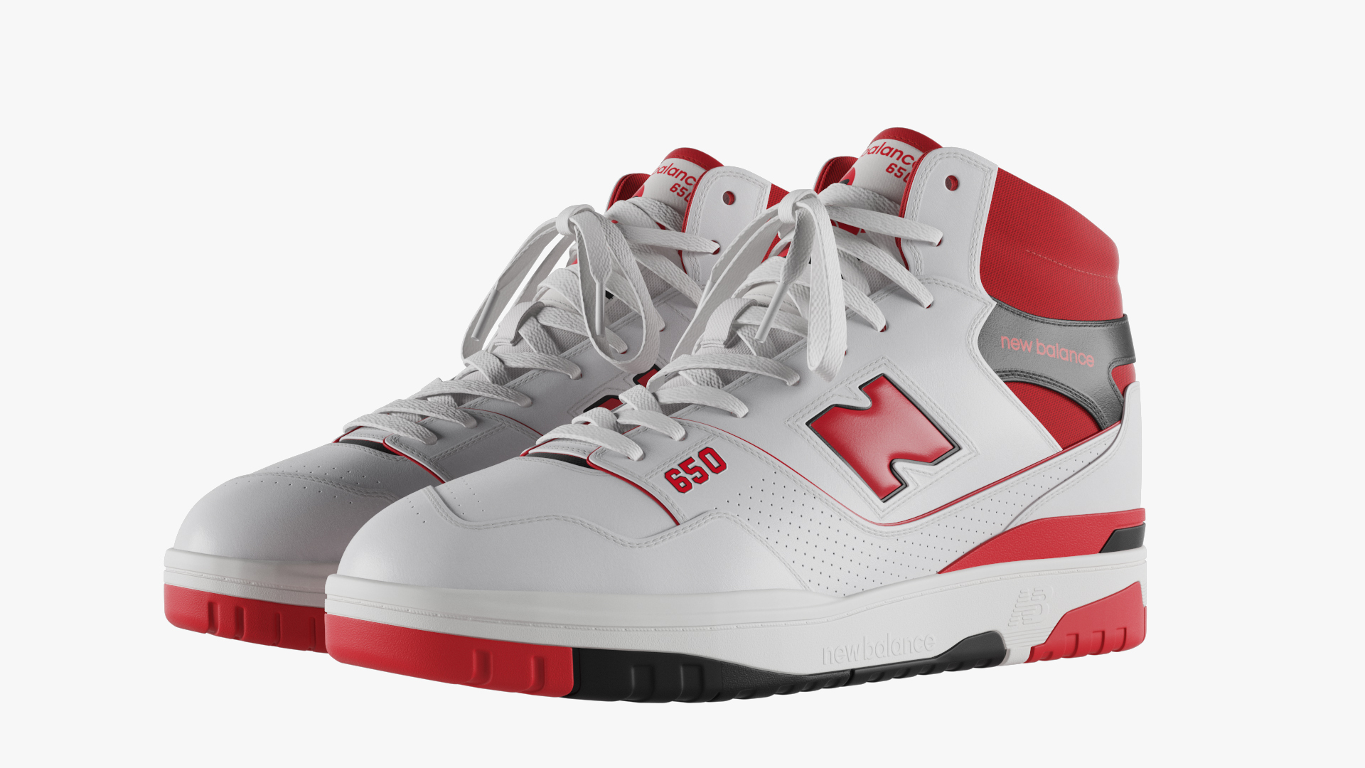 3D New Balance 650 Red - TurboSquid 1975670