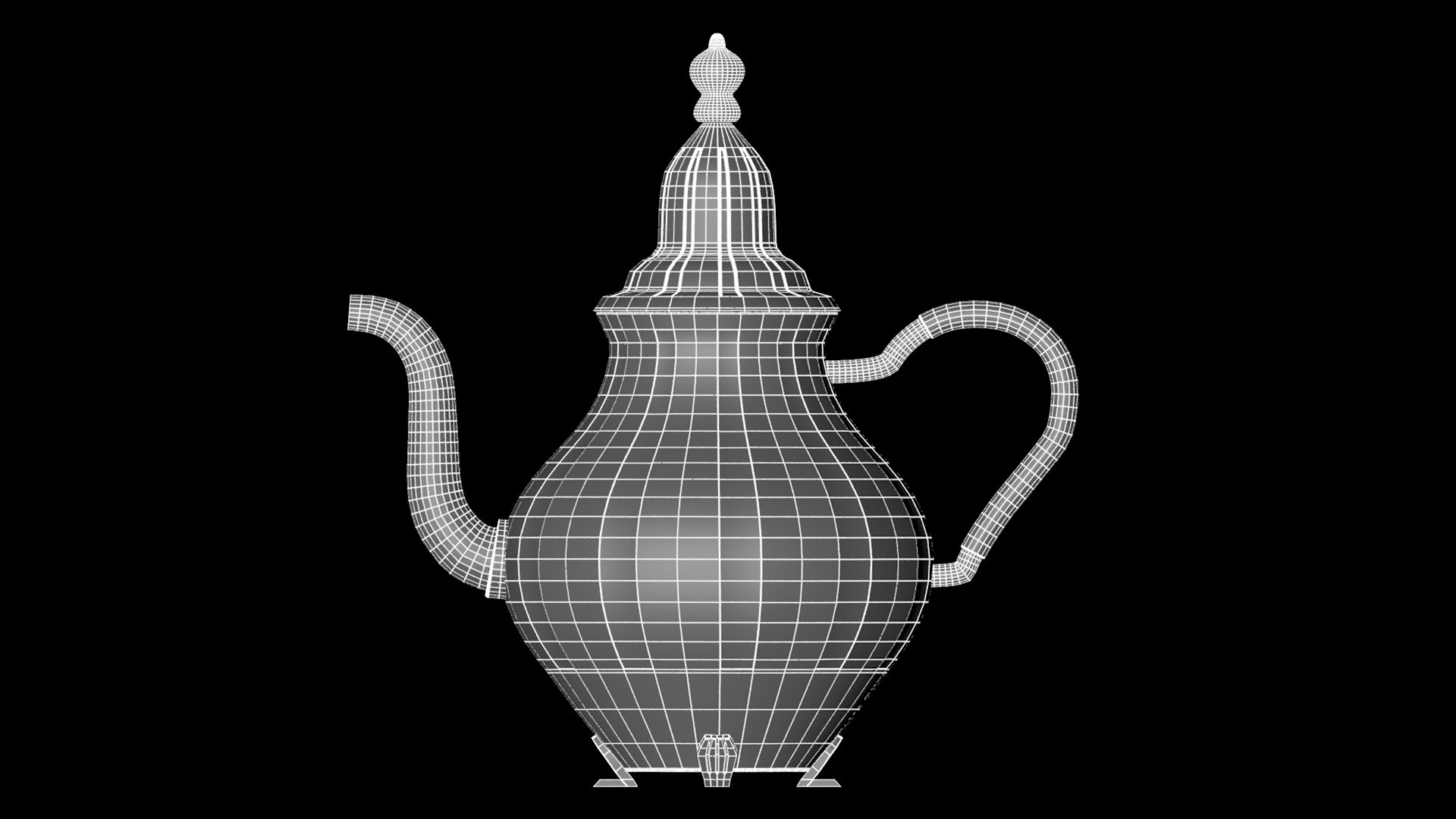 3D Traditional Teapot - TurboSquid 1707167