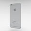 3d Apple Iphone 6 Silver Model
