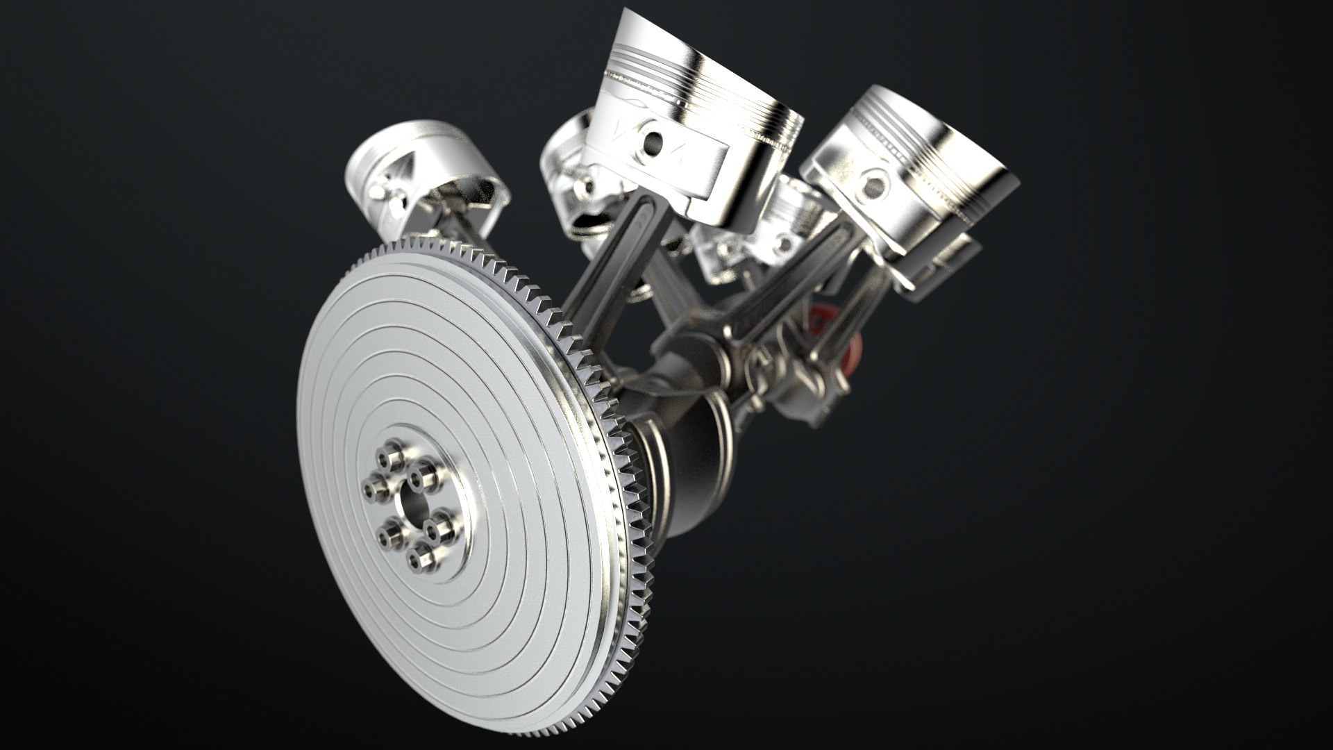 W8 Engine Working Animated Model - TurboSquid 1866494