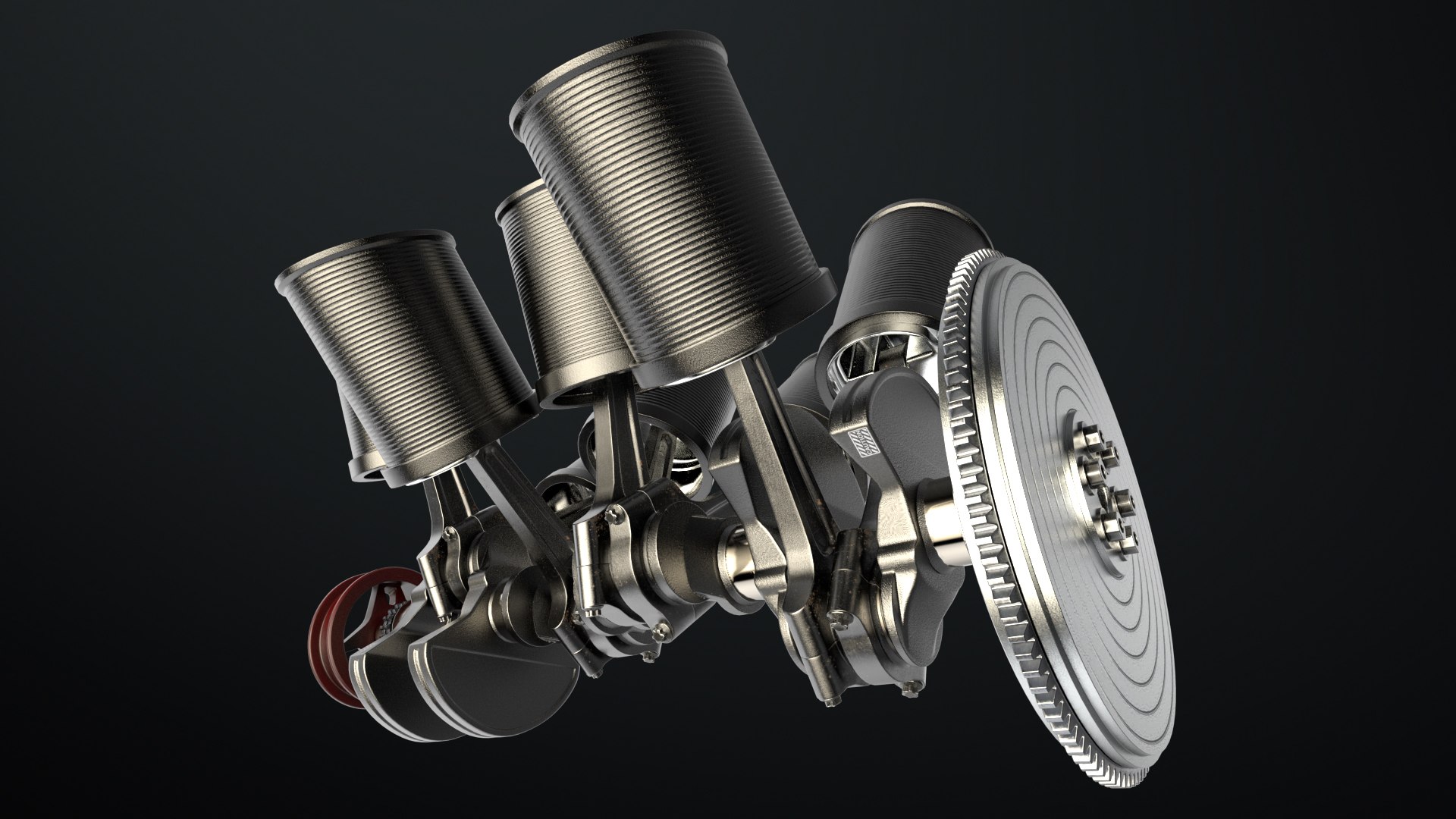W8 Engine Working Animated Model - TurboSquid 1866494