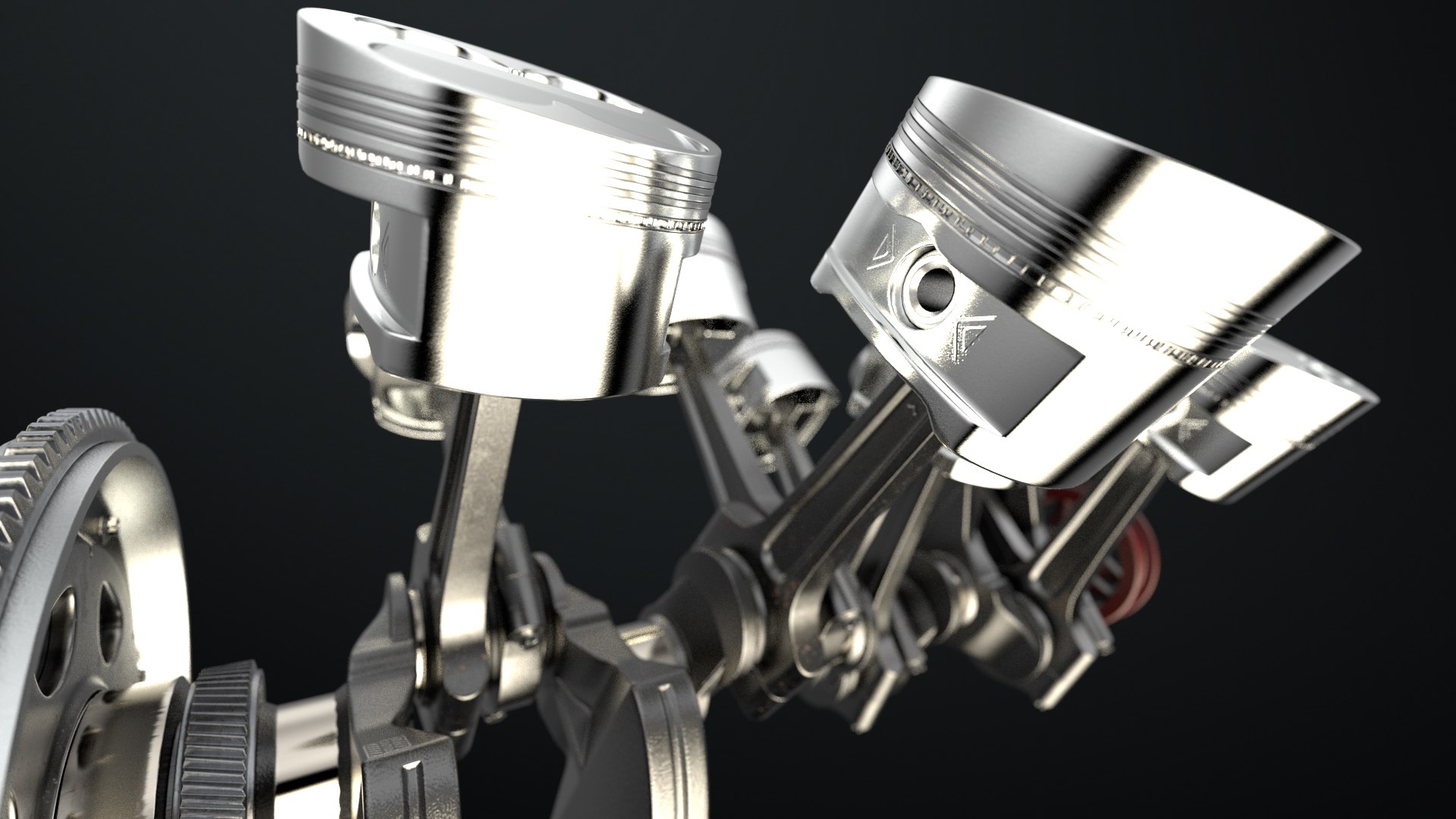 W8 Engine Working Animated Model - TurboSquid 1866494