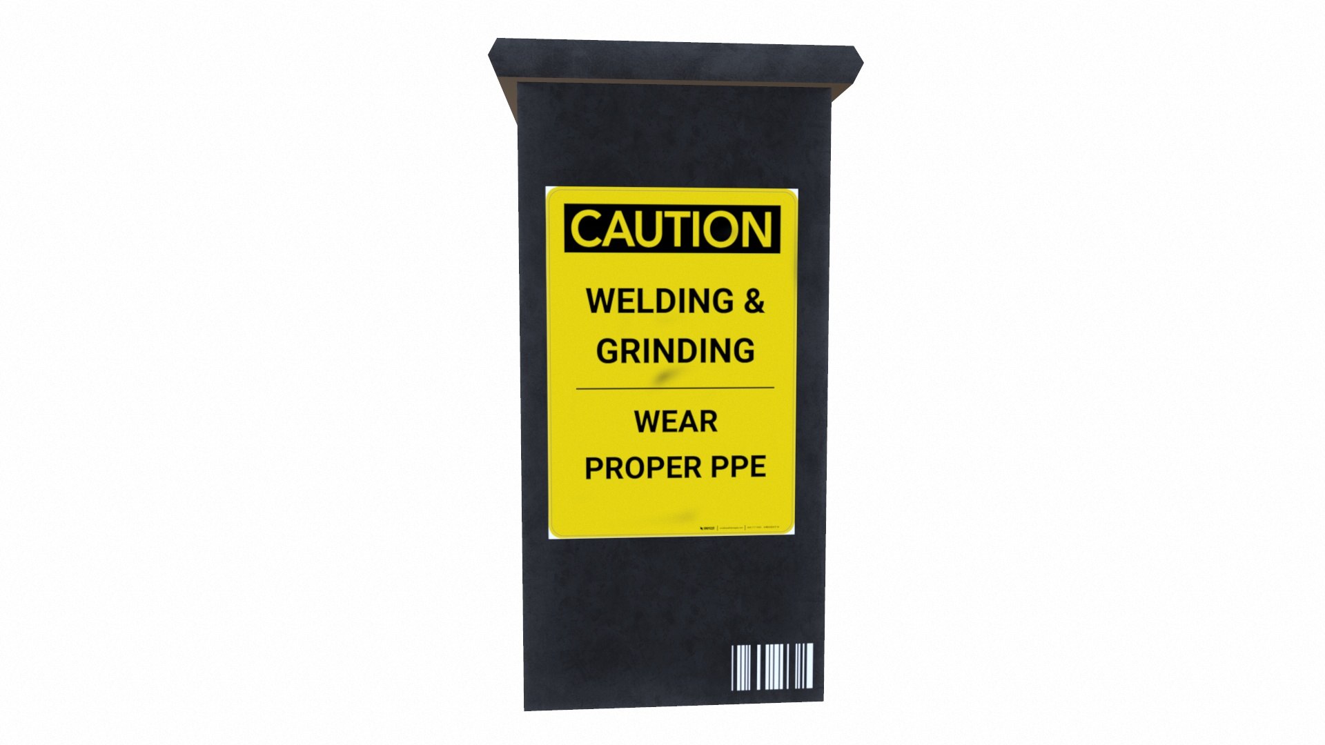 Welding Caution Box 3D Model - TurboSquid 2330288