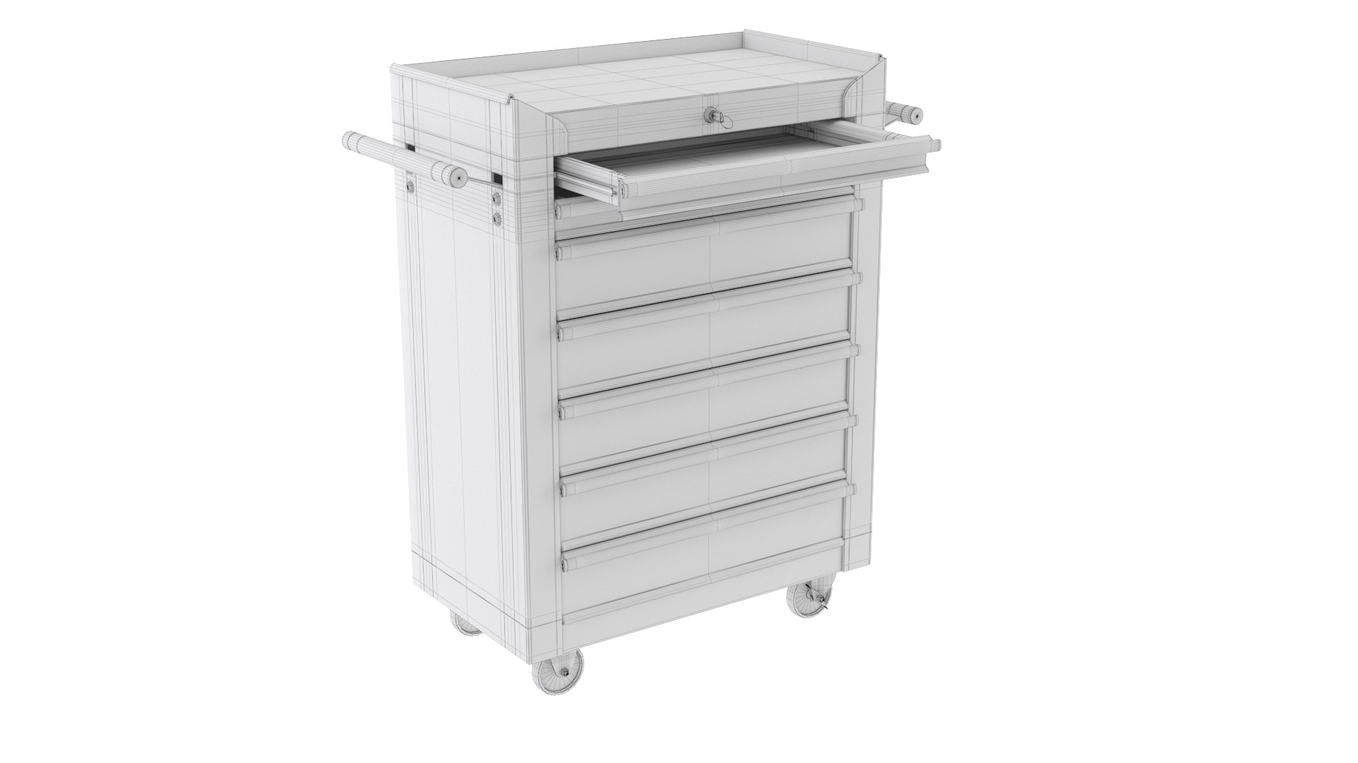 3D Toolbox Trolley Model - TurboSquid 1644497