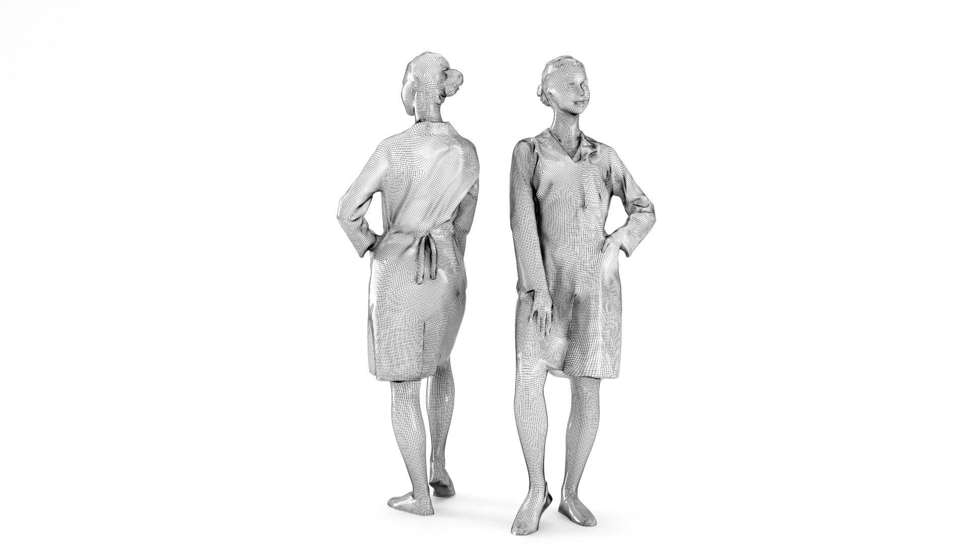 3D Photogrammetry Human Young Woman Model - TurboSquid 1436117