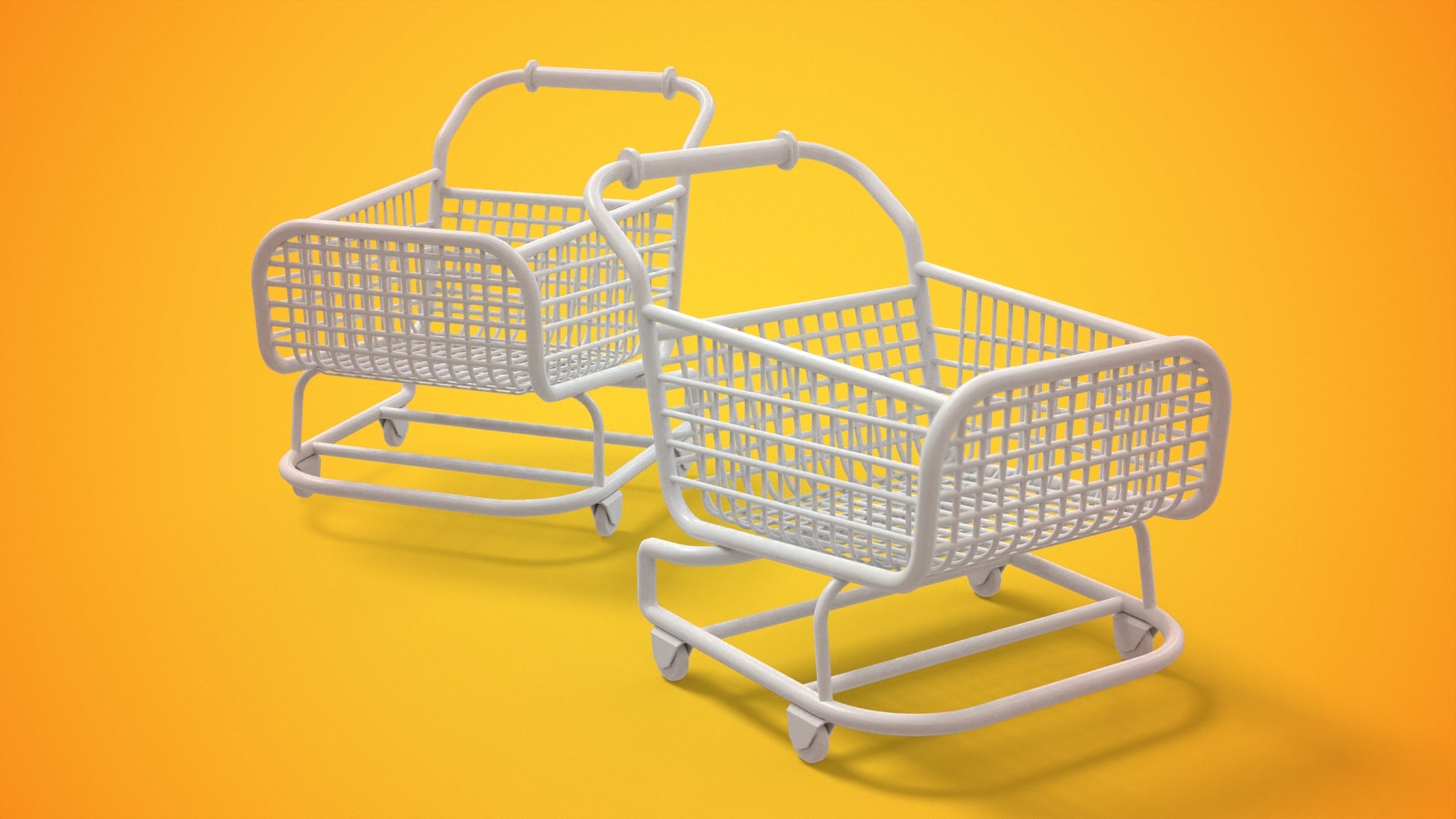 3D Stylized Shopping Cart - TurboSquid 2001775