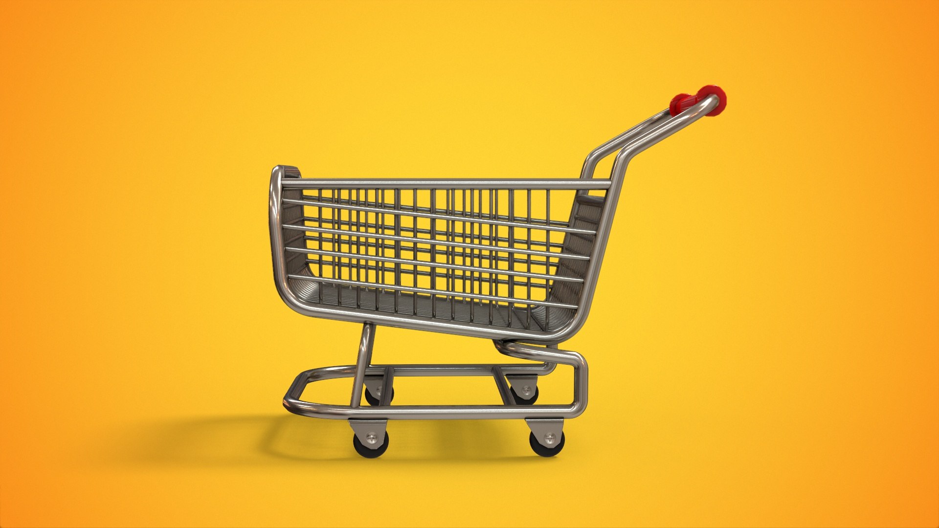 3D Stylized Shopping Cart - TurboSquid 2001775