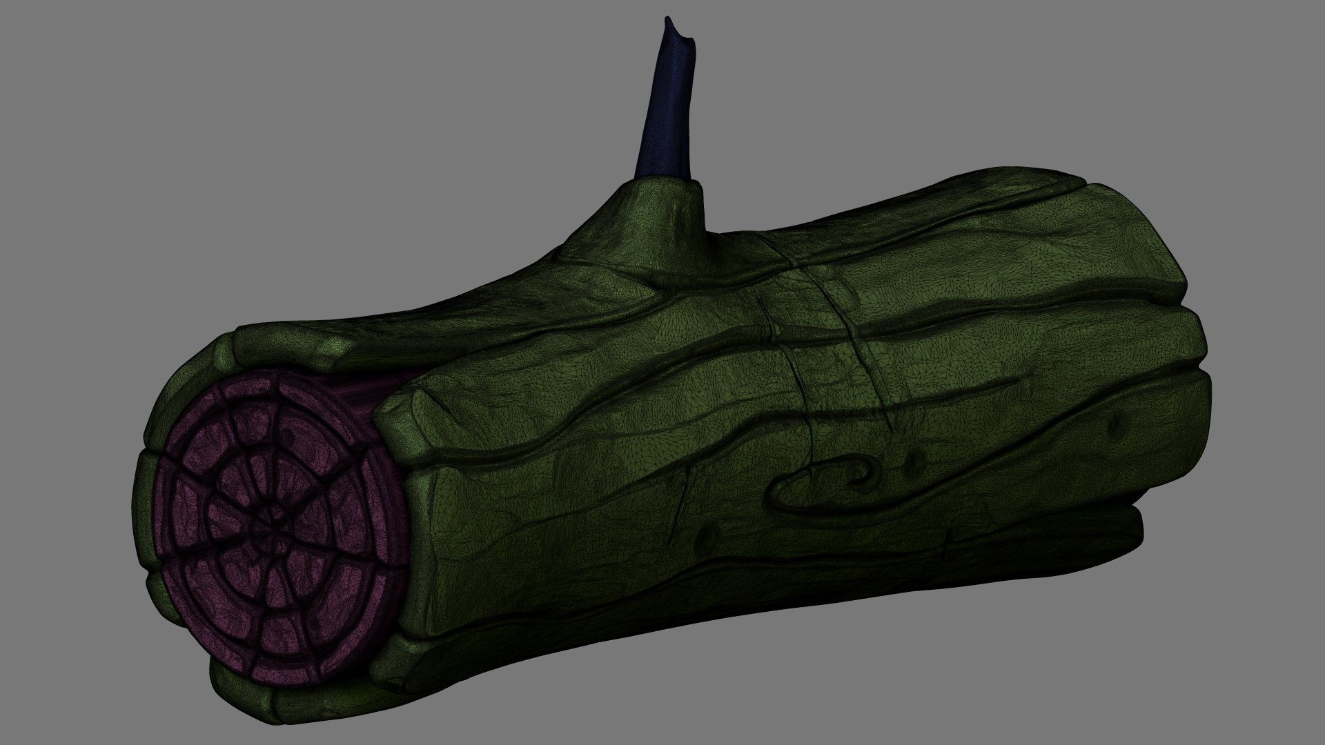 Stylized Log Model - TurboSquid 1803333