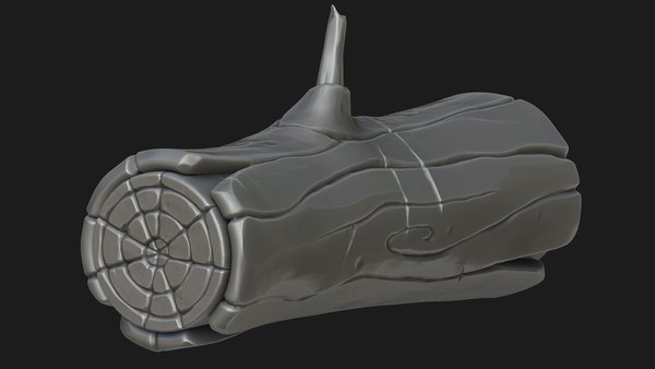 Stylized log model - TurboSquid 1803333